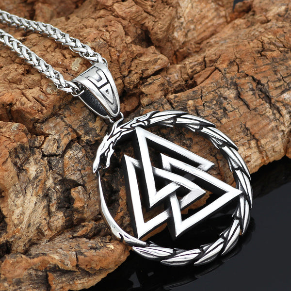 Valknut Dragon Necklace – ComptoirTemplier